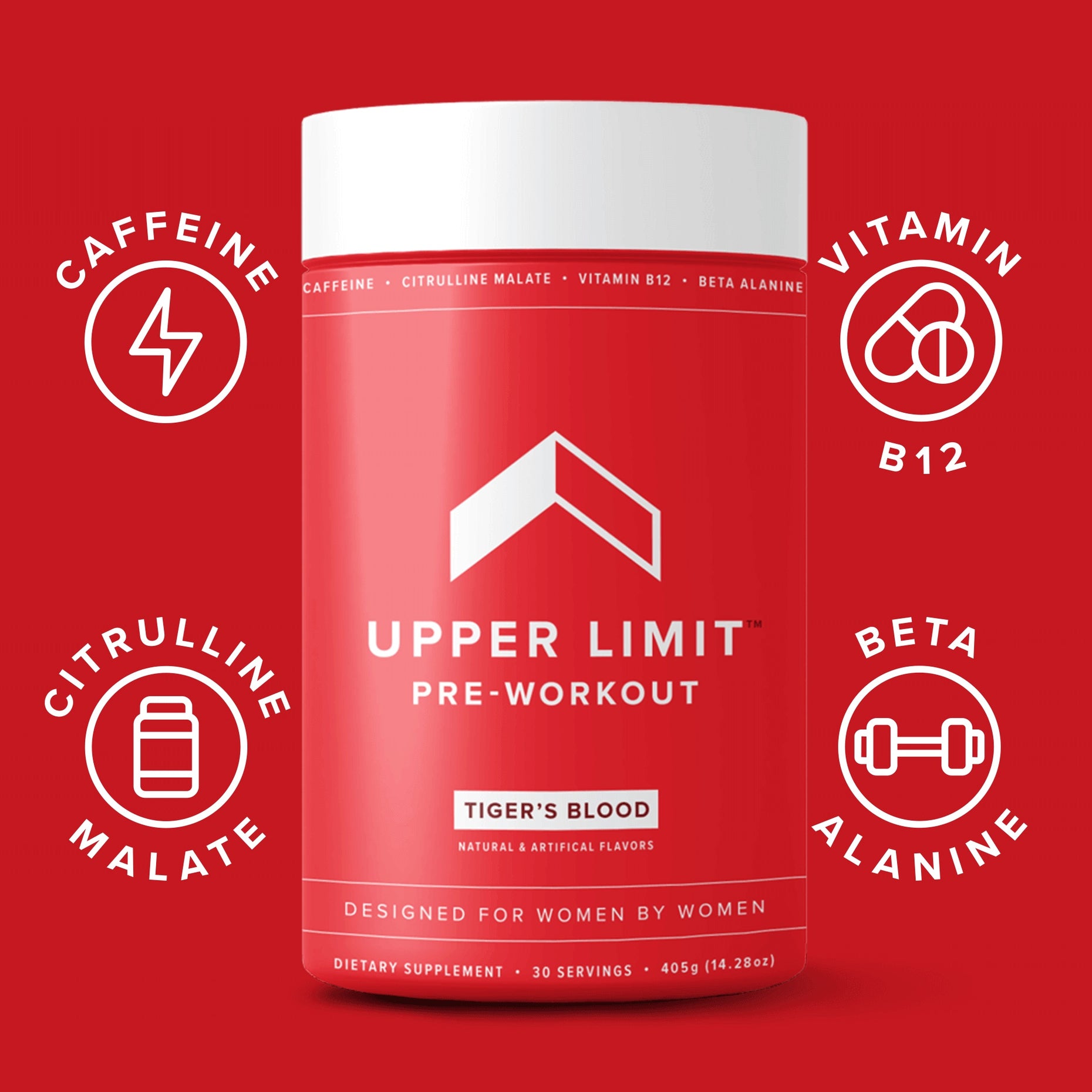 Tiger's Blood Pre-Workout Drink Mix by Upper Limit™ Supplements